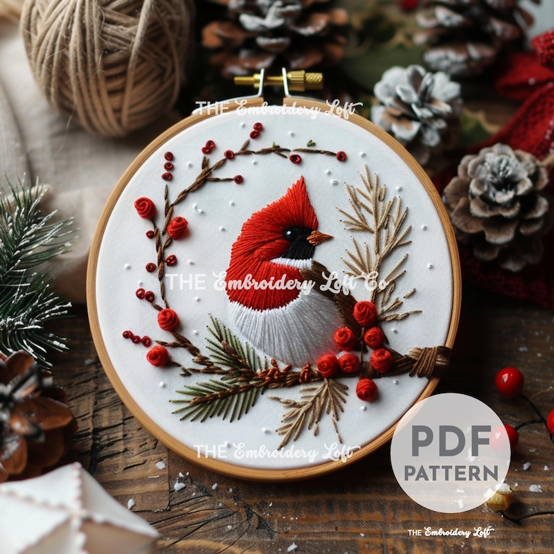 Cardinal Pattern - Etsy