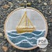 Ocean View Hand Embroidery Pattern, Ocean Embroidery Pattern, Beach ...