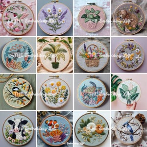 WHOLE SHOP BUNDLE, Hand Embroidery Pattern Collection, Current and ...