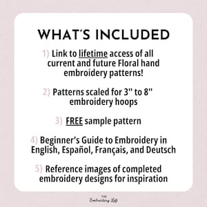 MINI COLLECTION, Floral Hand Embroidery Pattern Collection, Current and ...