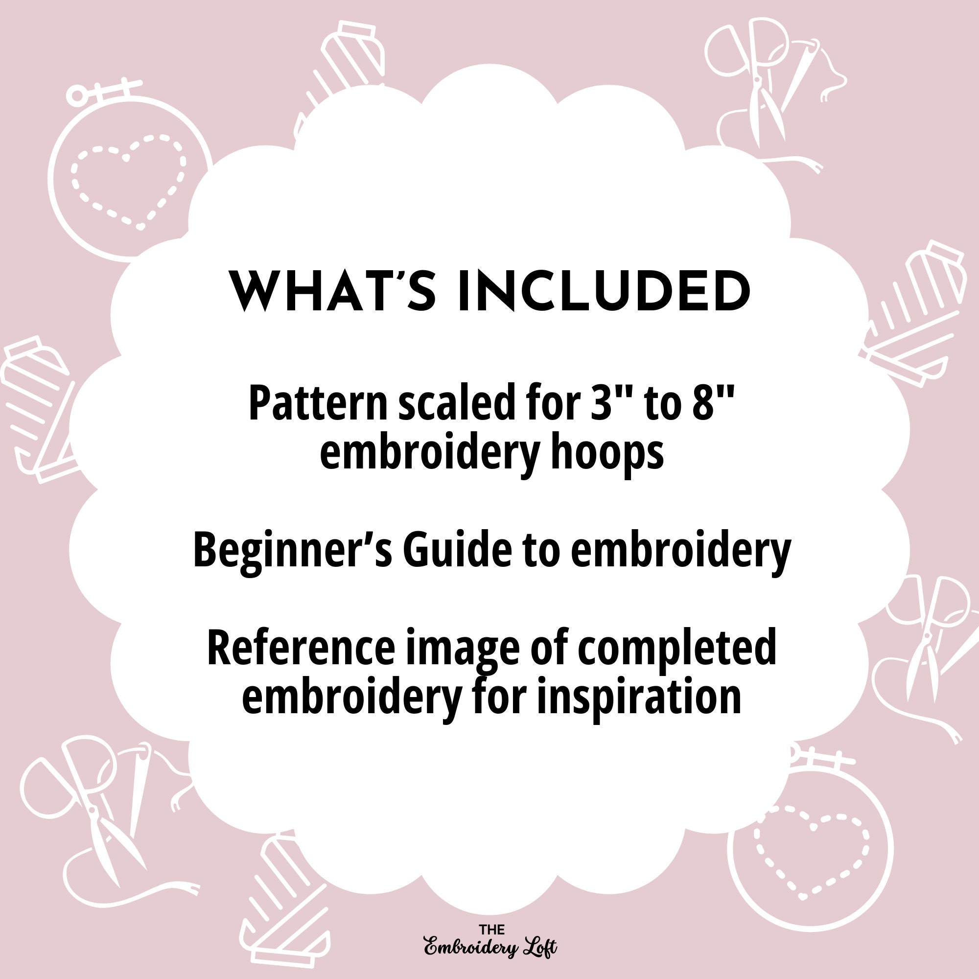 Pink Highland Heathers Hand Embroidery Pattern, Highland Heathers ...