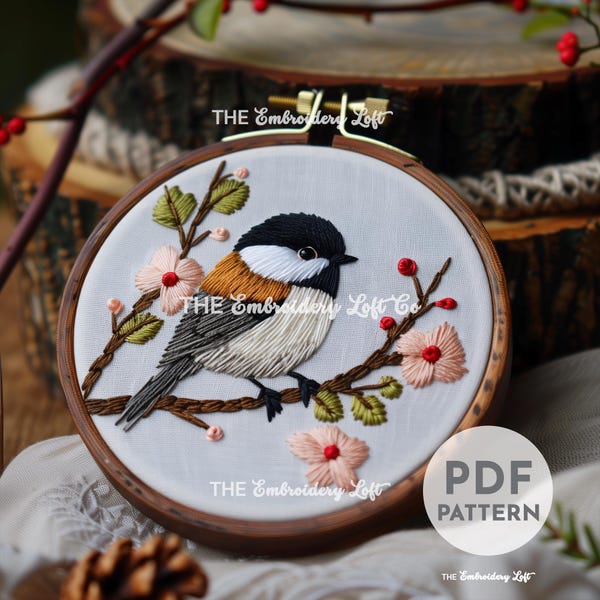 Chickadee Pattern - Etsy