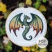 Amphithere Hand Embroidery Pattern, Winged Serpent Embroidery Pattern ...