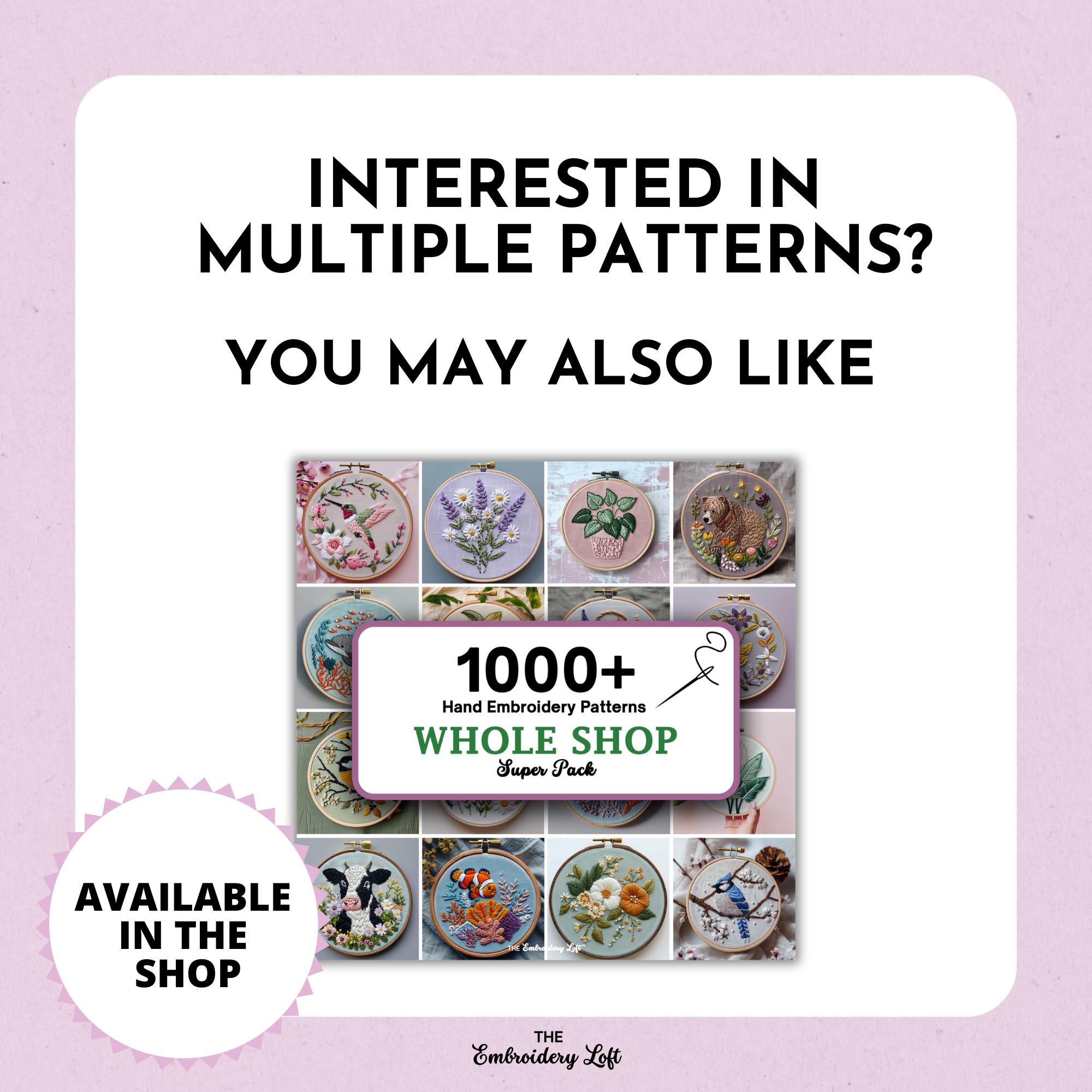 Carnation Wreath Hand Embroidery Pattern, Carnation Flower Botanical ...