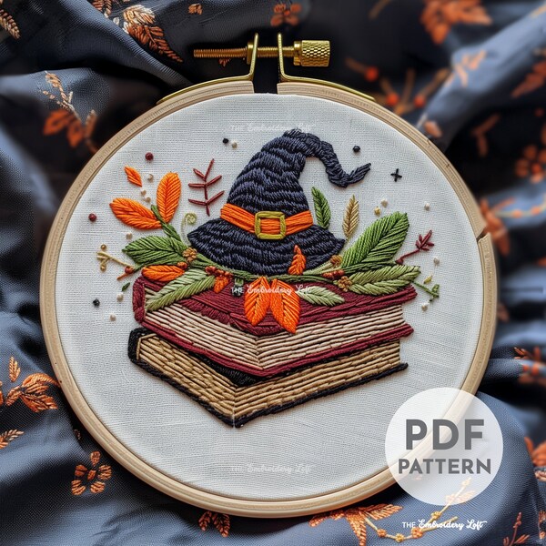 Witch Embroidery - Etsy