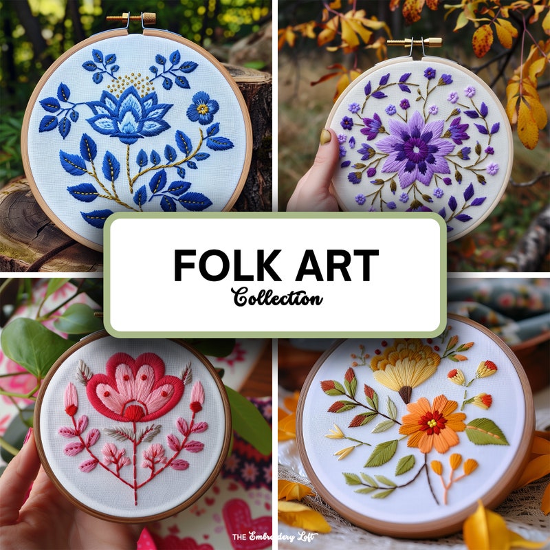 Folk Art Embroidery - Etsy