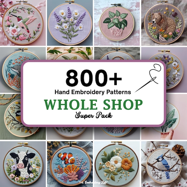 Embroidery Patterns - Etsy