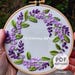 Lilac Wreath Hand Embroidery Pattern, Purple Lilac Flowers Design ...