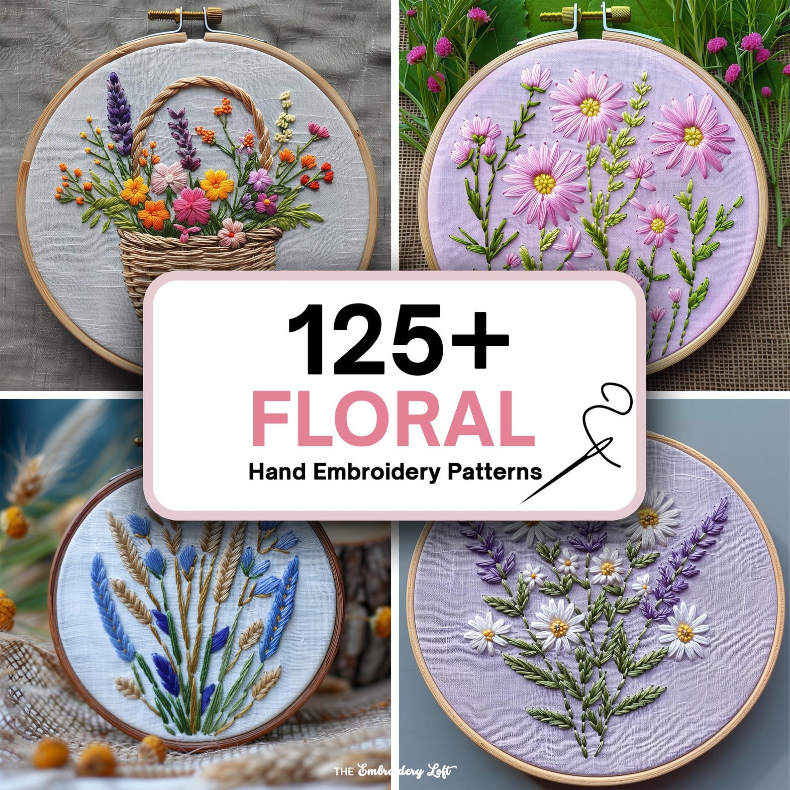 MINI COLLECTION, Floral Hand Embroidery Pattern Collection, Current and ...