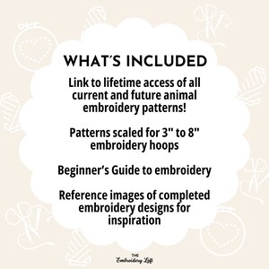 MINI COLLECTION, Animals Hand Embroidery Pattern Collection, Current ...