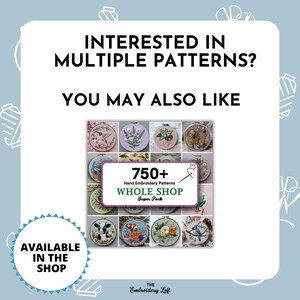 Floral Barn Hand Embroidery Pattern, Farmhouse Pattern, Farm Life ...