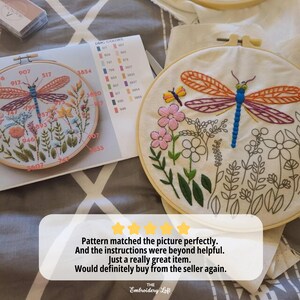 Dragonfly Hand Embroidery Pattern, Dragonfly Pattern, Dragonfly ...