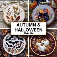 Fall Embroidery - Etsy