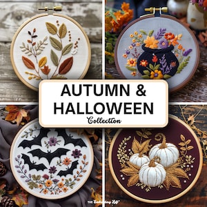 Fall Embroidery - Etsy