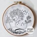 Autumn Trees Hand Embroidery Pattern, Autumn Embroidery Pattern, Autumn ...