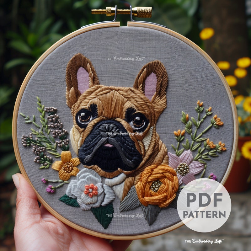 French Bulldog Pattern - Etsy