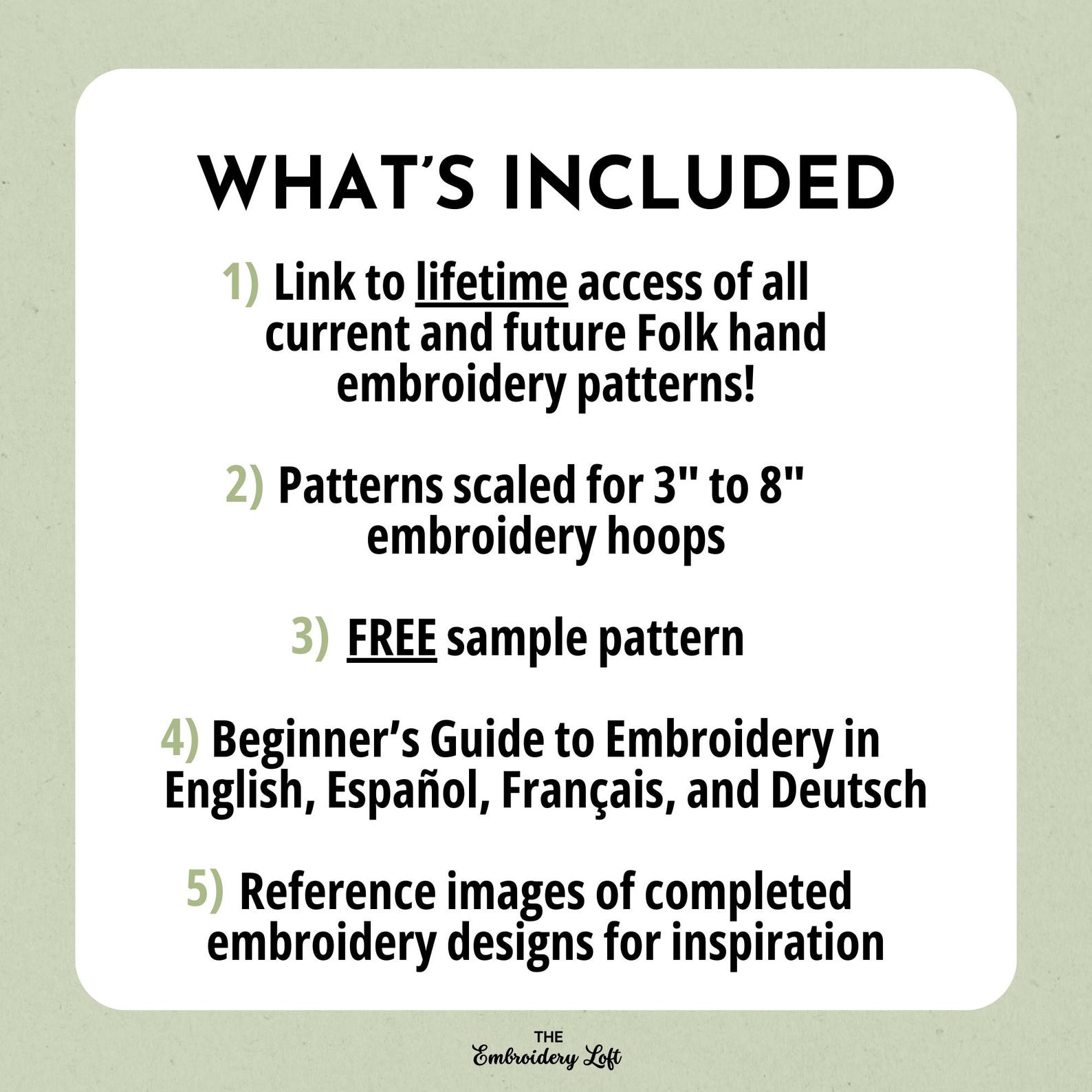 MINI COLLECTION, Folk Art Style Hand Embroidery Pattern Collection ...