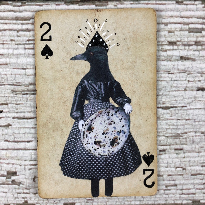 Corvid Kids Printable Design Collage Sheet Art Journal ATC Digital ...