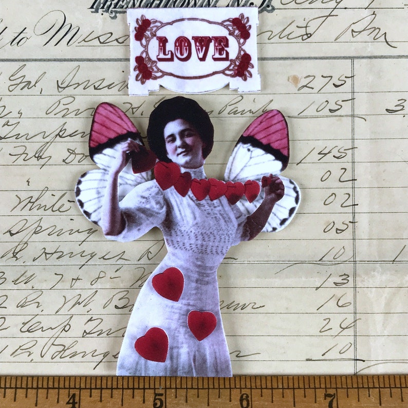 Valentine Heartstrings Shrink Plastic Printable Design Collage Sheet ...