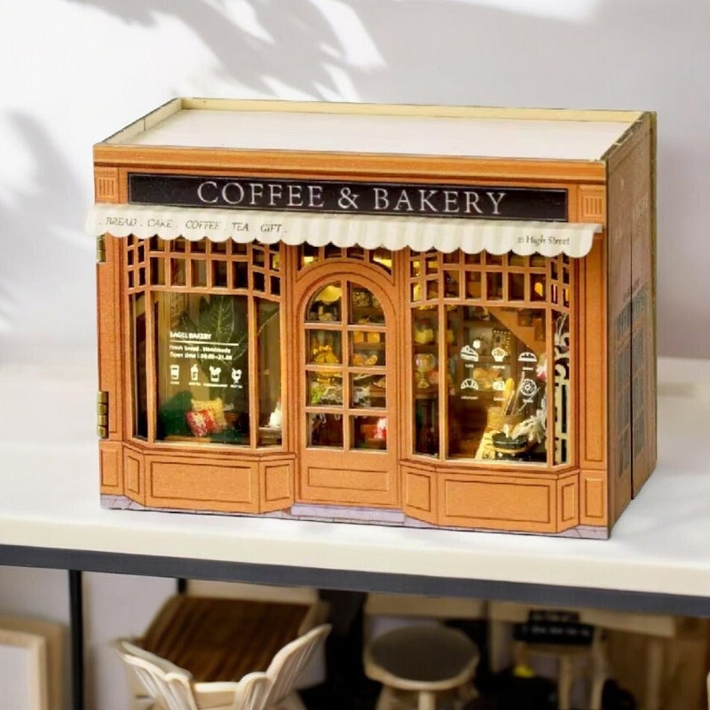 Miniature Coffee Shop - Etsy