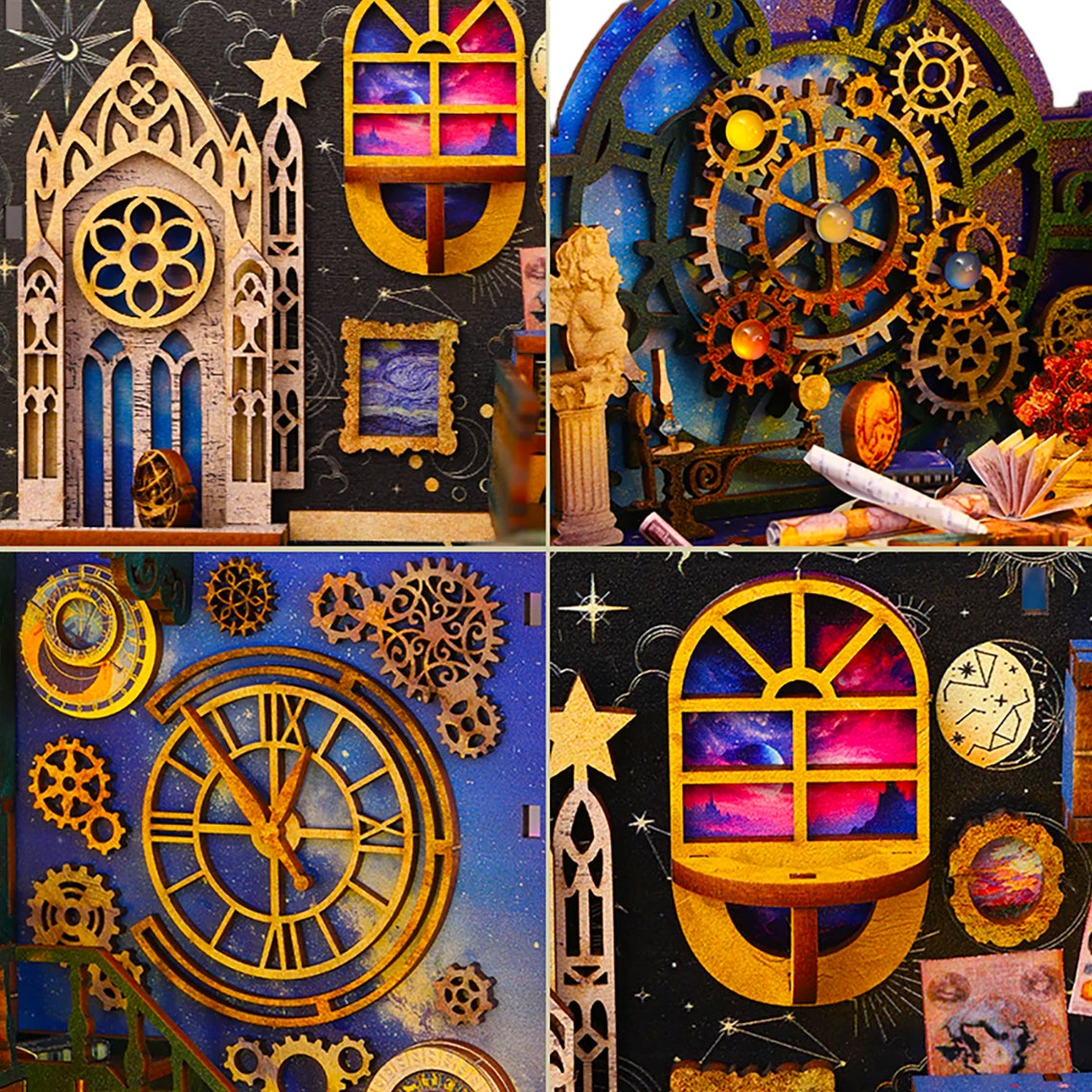 DIY Interstellar Miniature Kit With LED Lights, Space Inspired, DIY ...