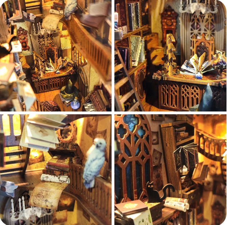 DIY Magic World Miniature Kit, Harry Potter Inspired, Wizarding World ...