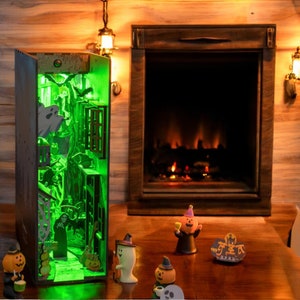 DIY Halloween Spooky Alley Miniature Kit, DIY Book Nook Kit, Diorama ...