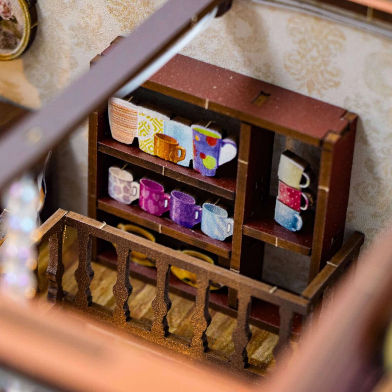 DIY Miniature Cat Cafe Book Nook Kit: Kitten Coffee Shop Dollhouse - Etsy