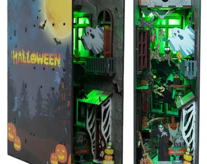 Halloween Haunted House Book Nook Kit: Spooky DIY Diorama - Etsy