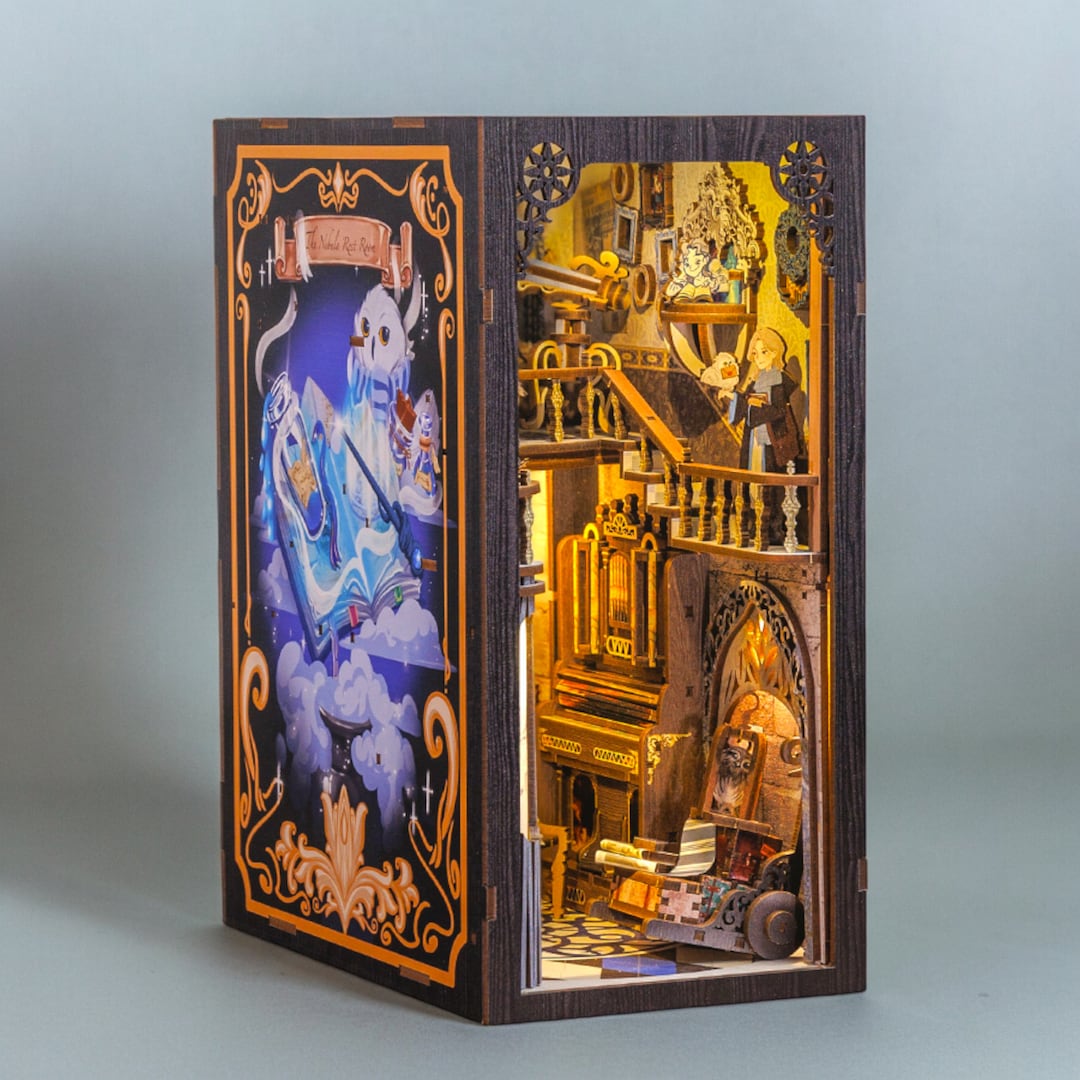 DIY Hogwarts Miniature Kit, Harry Potter Inspired Book Nook Kit, Wizard ...