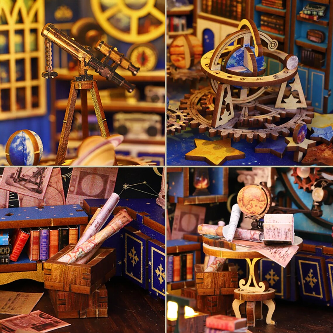 DIY Interstellar Miniature Kit With LED Lights, Space Inspired, DIY ...