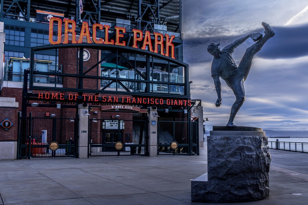 Giants Wall Art, Oracle Park Photo, SF Baseball Gift, Sports Fan Decor ...