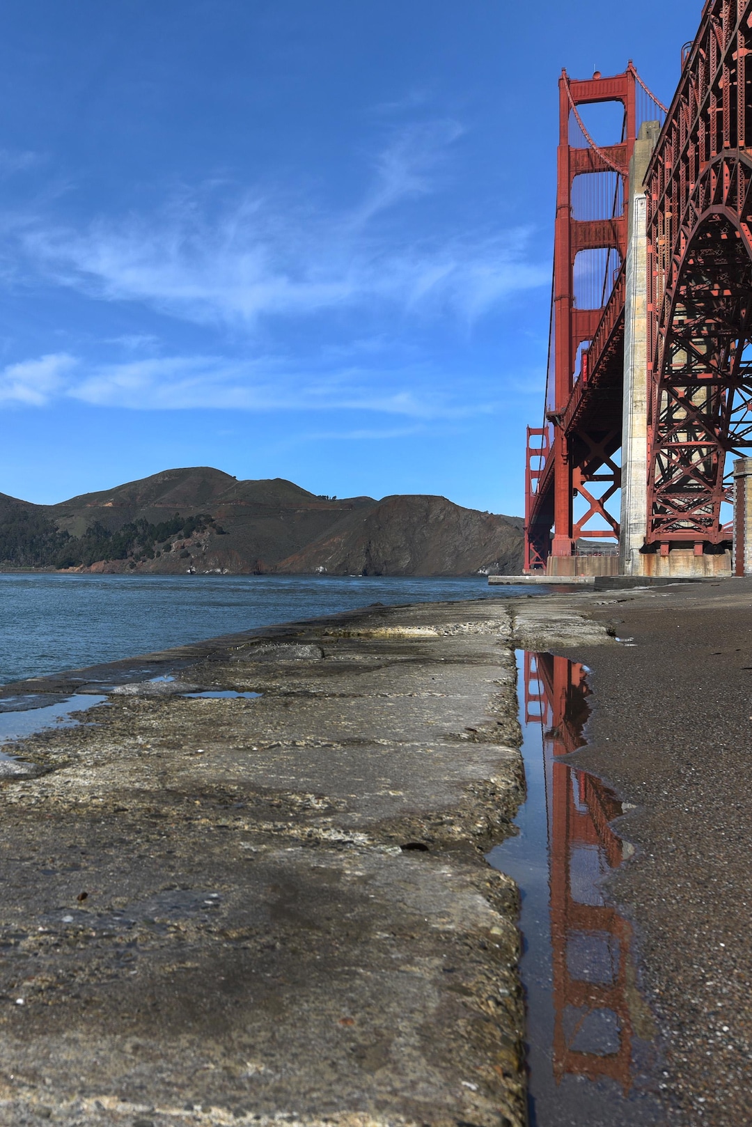 Golden Gate Bridge Puddle Reflection - Etsy