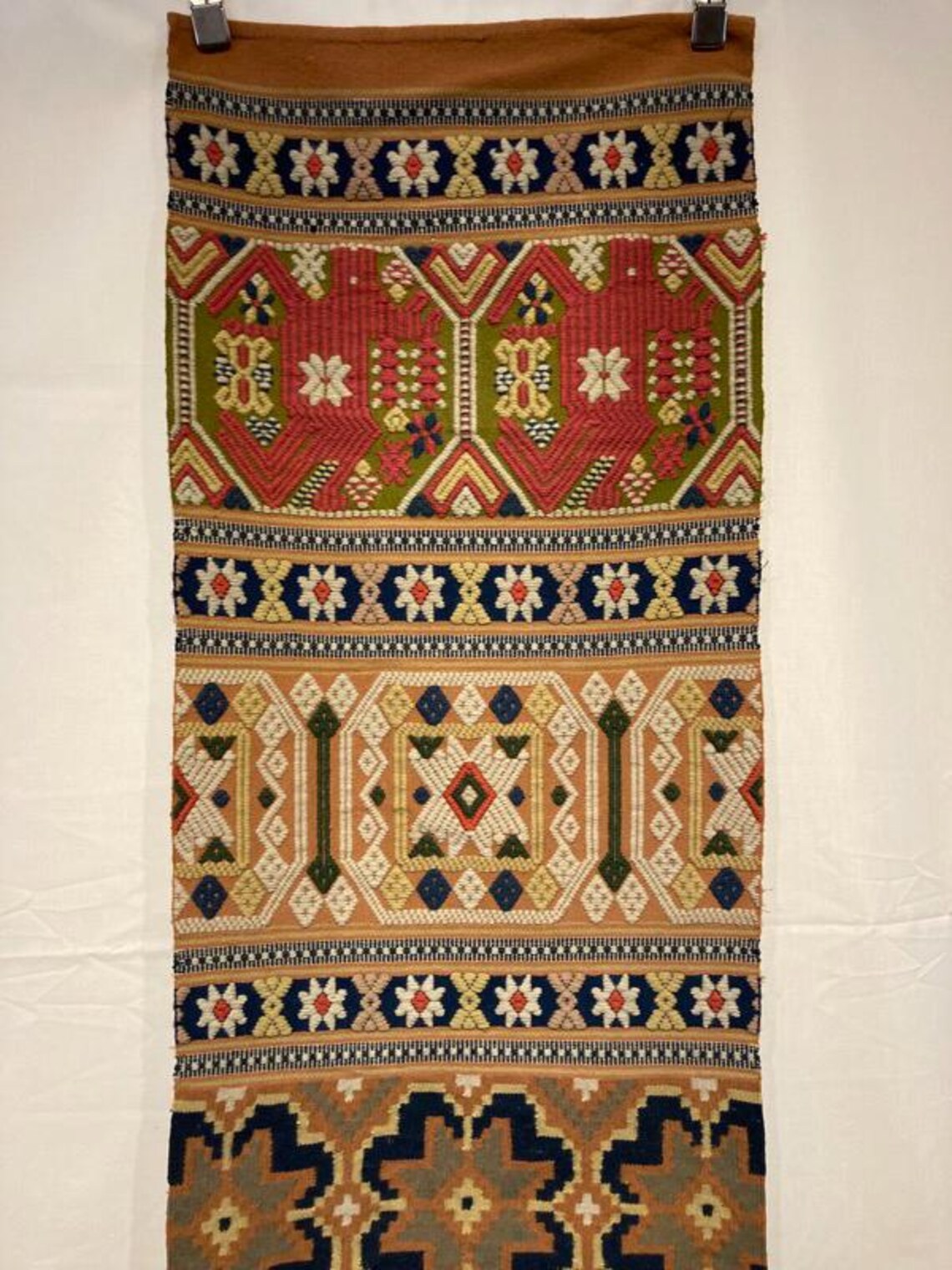 Handmade Antique Vintage Swedish Bench Runner, Wall-hanging, Tribal ...