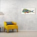 Dolphin Fish Art Print From Painting Colorful Deep Sea Fishing - Etsy