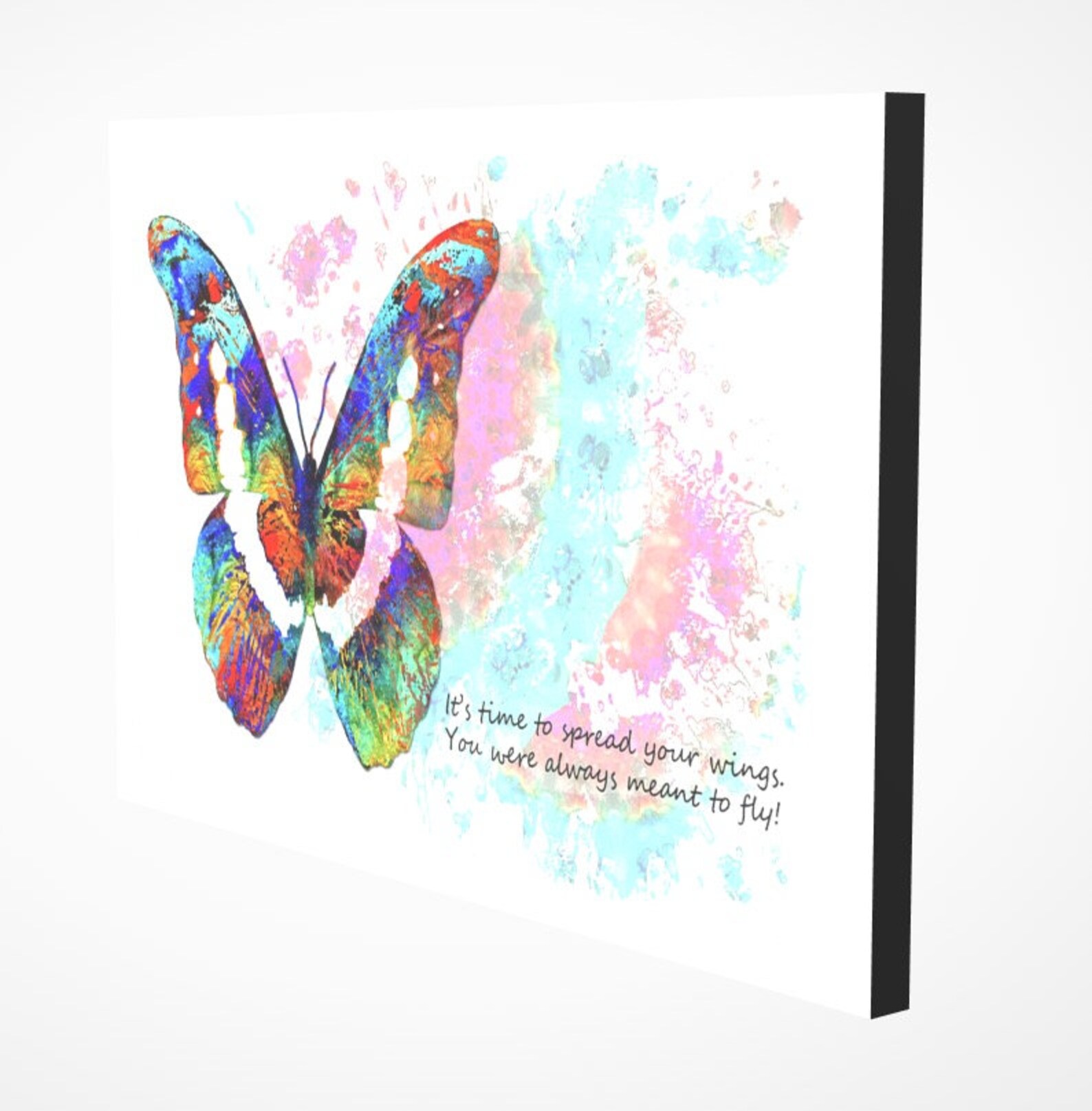 Colorful Butterfly Symbol Art PRINT Healing Inner Strength | Etsy