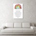 Colorful Rainbow Family Art Inspirational Love Quote Poem Blessing ...