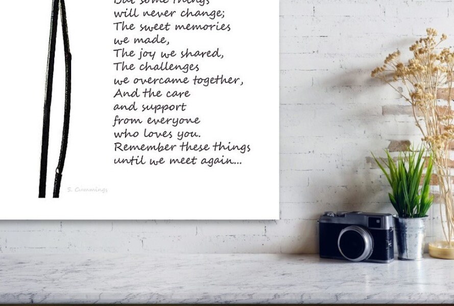 Colorful Pink Orchid Art Grief Comforting PRINT Flower Floral Poem ...