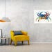 Colorful Crab Art PRINT Beach Ocean Sea Tropical Decor Beachy Home ...