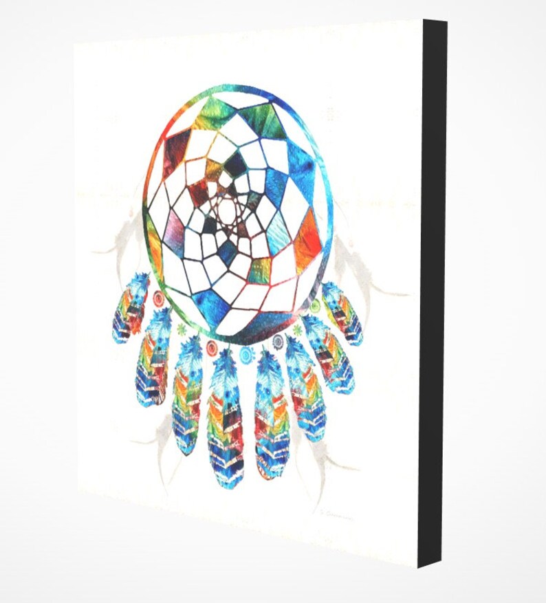 Colorful Native American Art PRINT From Painting Primary - Etsy