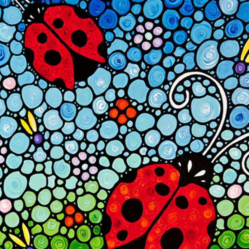 Ladybug Mosaic - Etsy