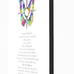Colorful Butterfly Sun Symbol Art Lakota Prayer Painting Native ...