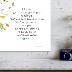 Colorful Sun Symbol Art Grief Comforting PRINT Loss of A Loved One ...