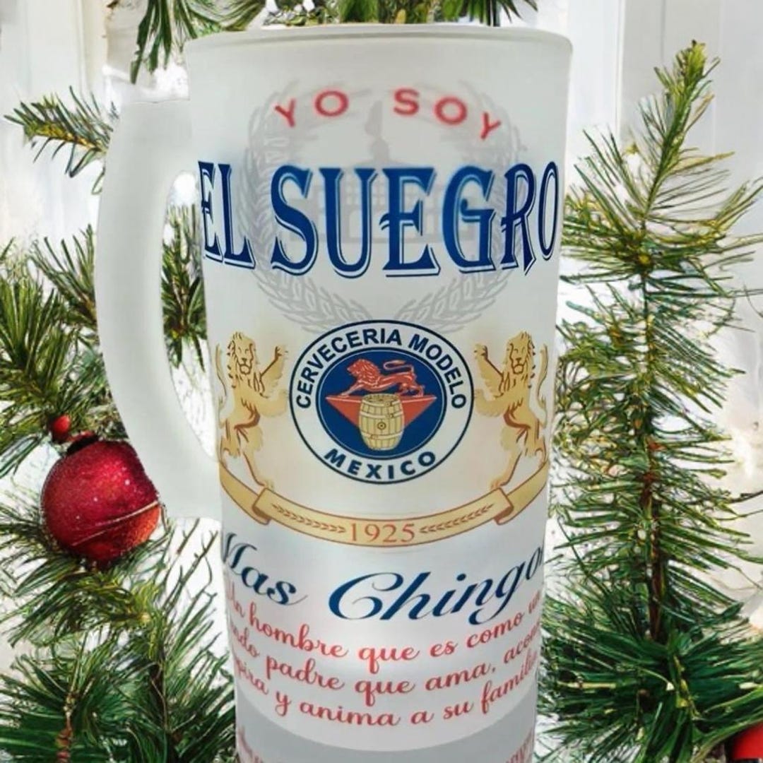 El Suegro Mas Chingon Beer Mug Taros Cervesero - Etsy