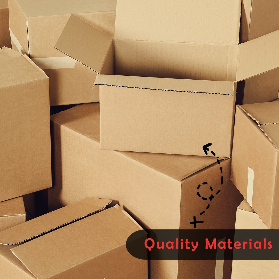 Yens Shipping Boxes 7X5X3 Inches 25 Pack Small Corrugated Cardboard ...