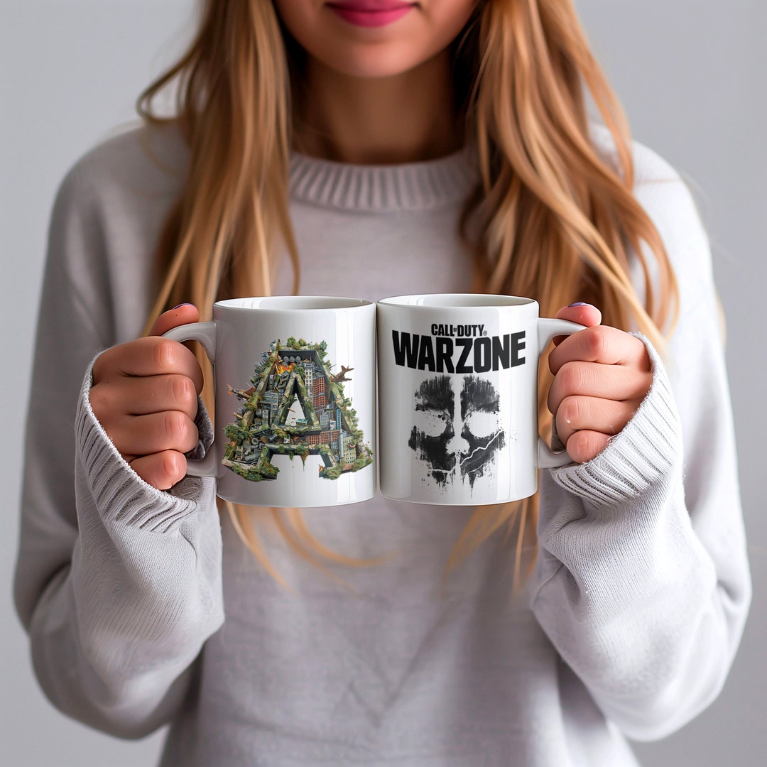 Custom Call of Duty Warzone Letter A Mug, Gaming Mug, Best of the Best ...