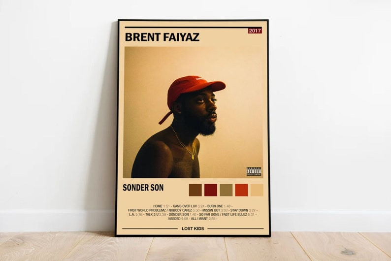 Brent Faiyaz Poster Sonder Son Album Cover Poster Wall Art - Etsy Brent Faiyaz Poster Sonder Son Album Cover Poster Wall Art - Etsy