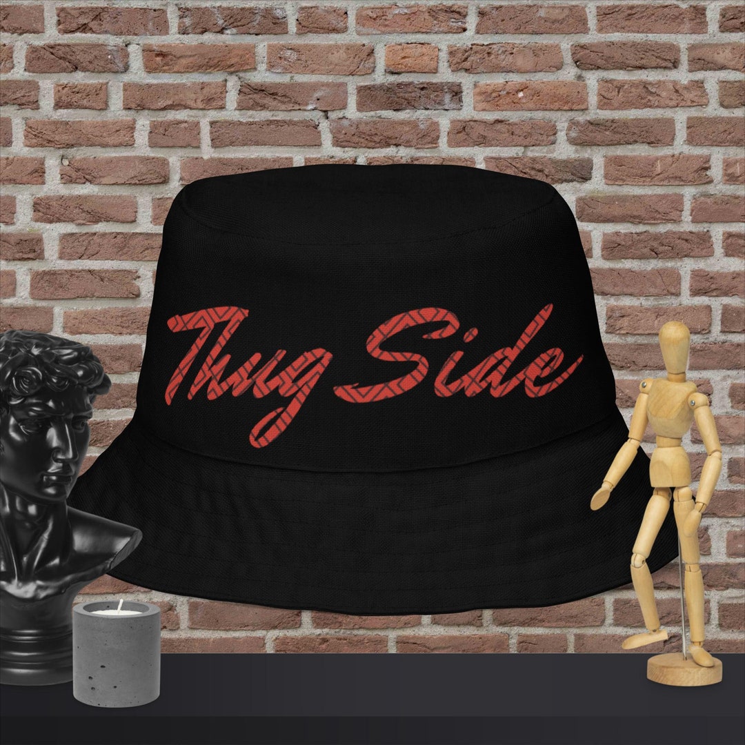 Reversible Bucket Hat Thug Side - Etsy
