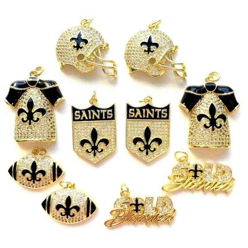 Nfl Saint Charm - Etsy