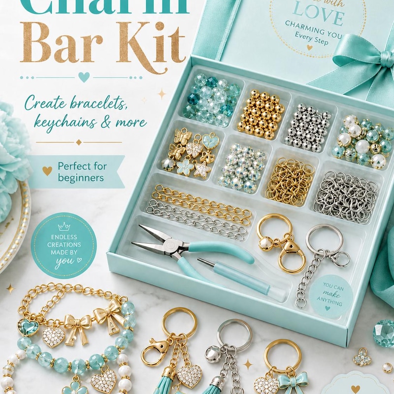 Charm Bracelet Kit - Etsy